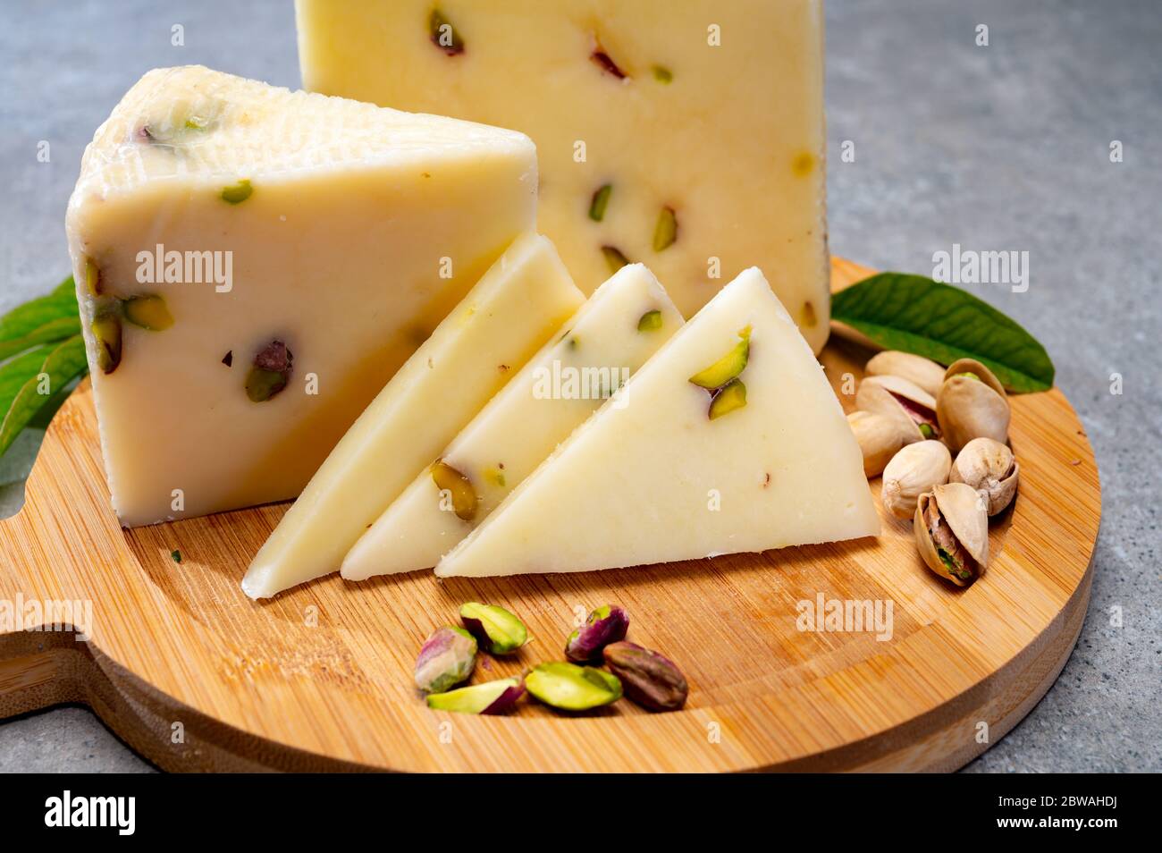Cheese collection, fresh Italian pecorino cheese made from sheep milk ...