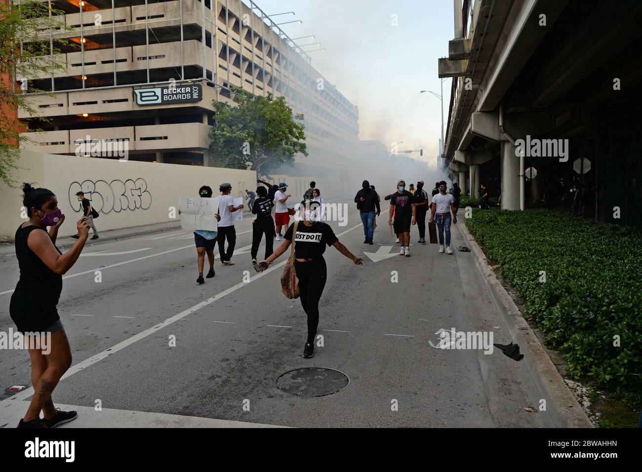 Fire protests george floyd hi-res stock photography and images - Alamy