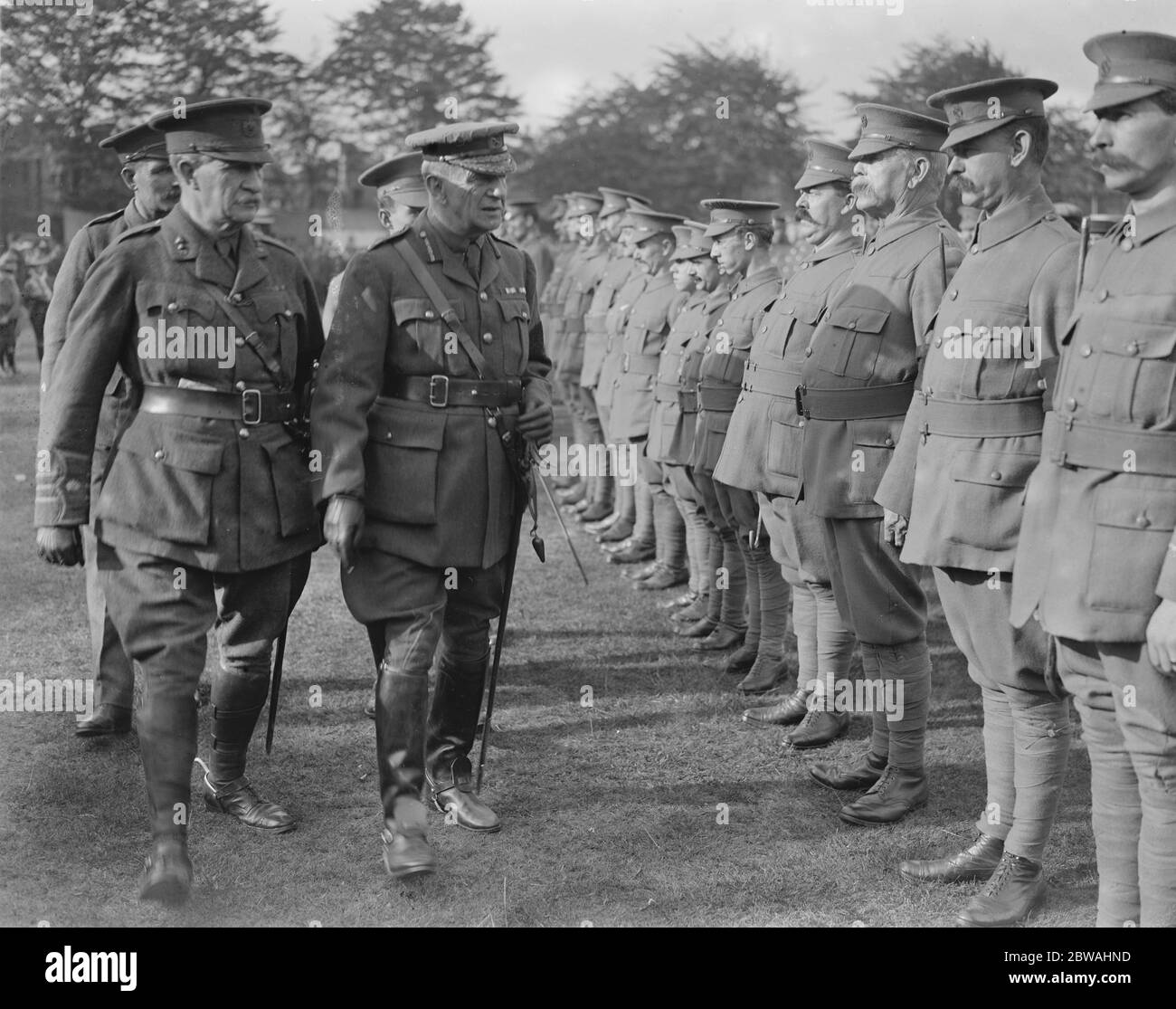 Major-General Sir Alfred Edward Turner reviewing the Camberwell ...