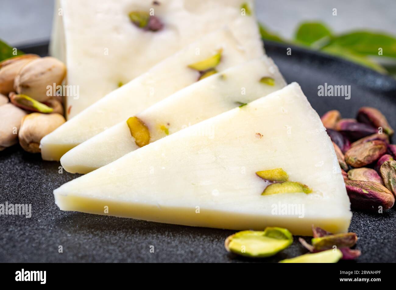 Cheese collection, fresh Italian pecorino cheese made from sheep milk ...