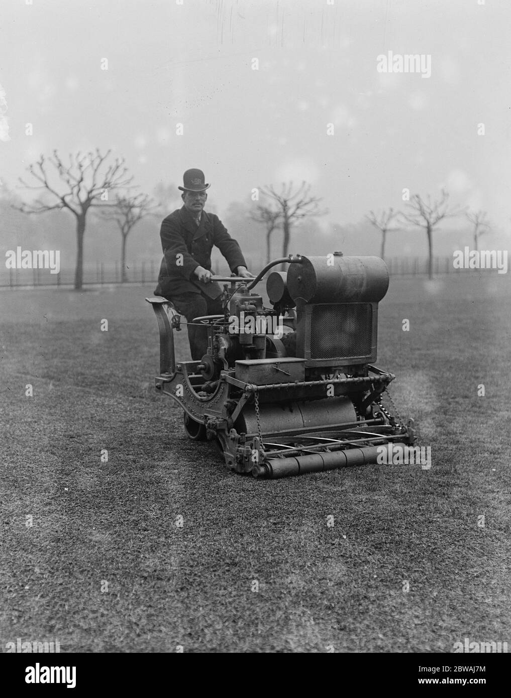 Historic mower hi-res stock photography and images - Alamy