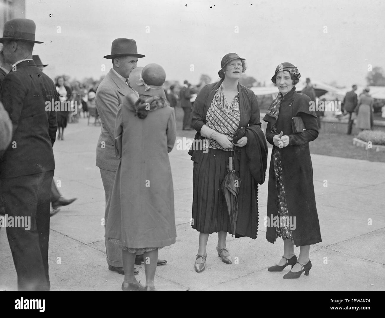 Household Brigade flying meeting at Heston Lady Salmon and Mrs Boothman ...