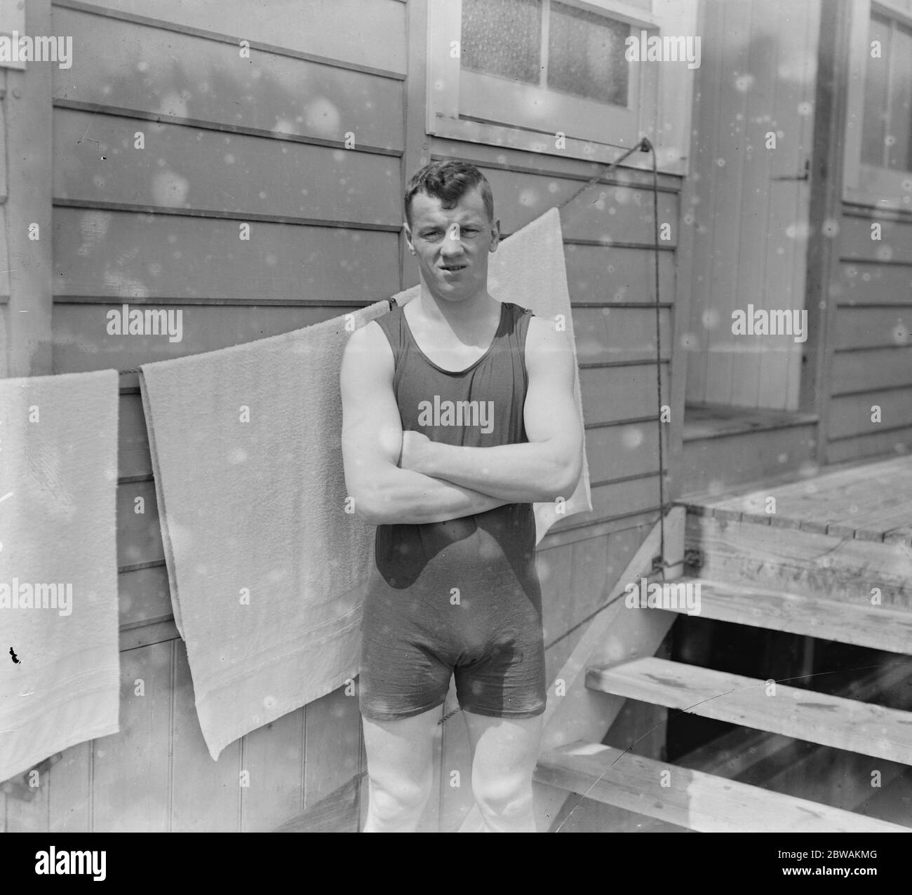 Young Ahearn training at Brighton Stock Photo - Alamy
