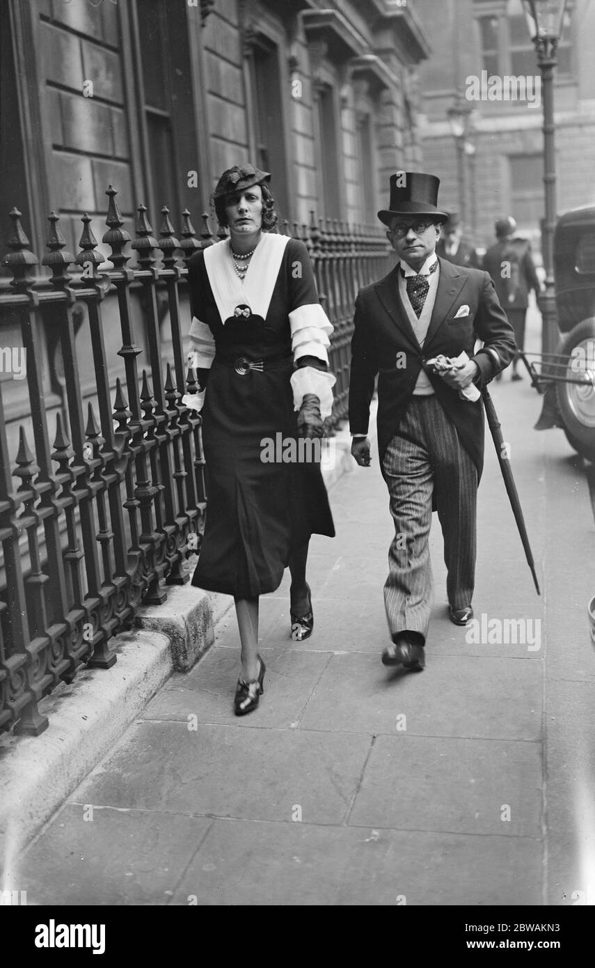 Private view day at the Royal Academy . Lady Edward Chichester and Dr ...