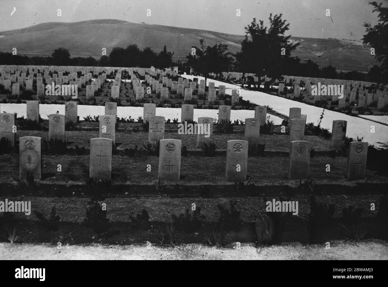 Damascus British war cemetery . 1 November 1931 Stock Photo - Alamy