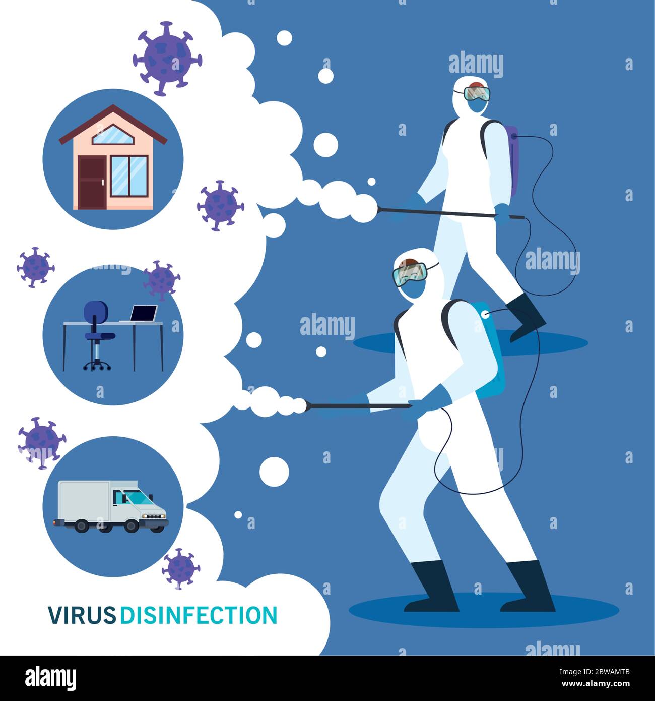 Disinfectant vehicle Stock Vector Images - Alamy