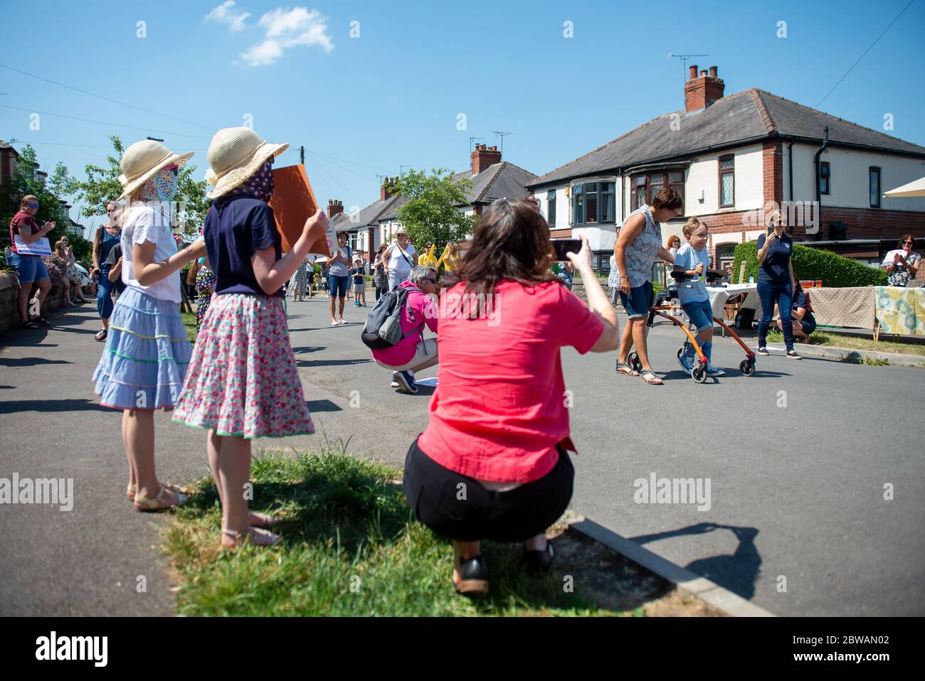 Nine-year-old Tobias Weller, from Sheffield, who has cerebral palsy and ...