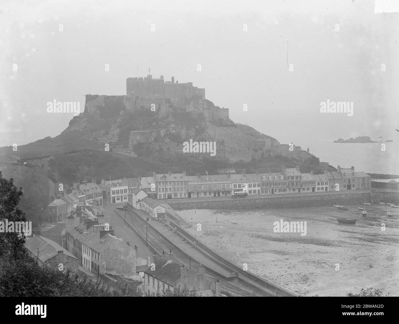 Jersey , Mont Orgueil Castle Stock Photo - Alamy