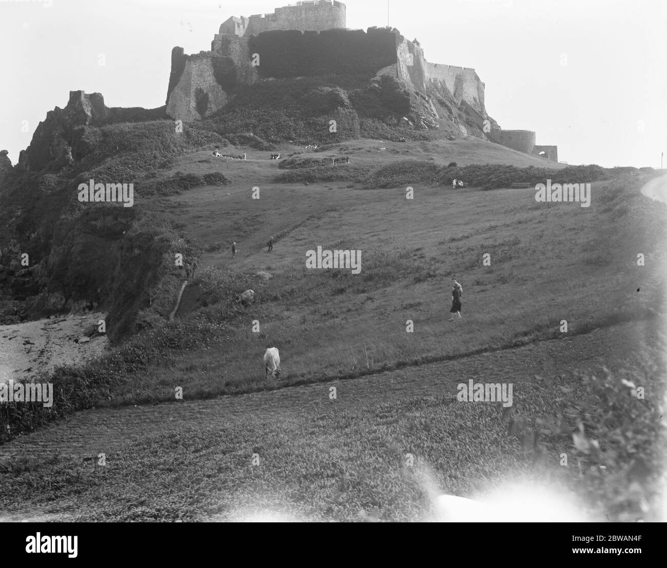 Jersey , Mont Orgueil Castle Stock Photo - Alamy