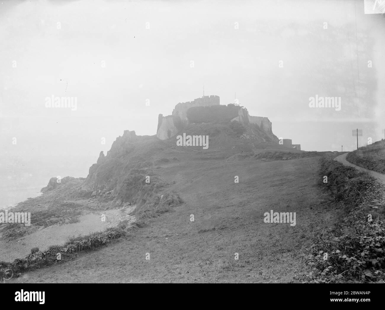 Jersey , Mont Orgueil Castle Stock Photo - Alamy