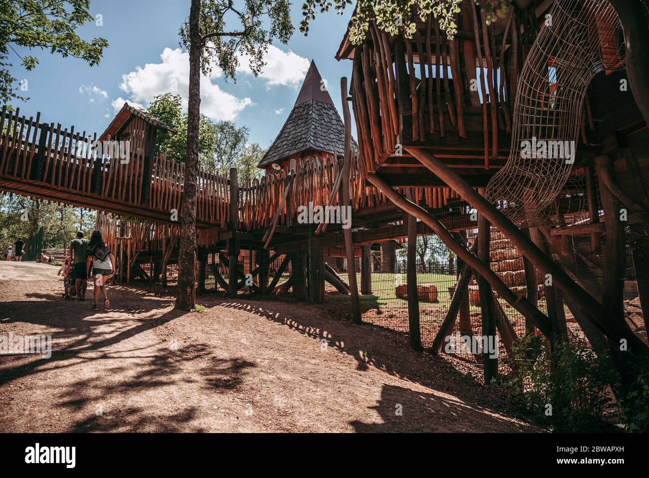 Escher Déierpark animal park in Esch sur Alzette Stock Photo - Alamy