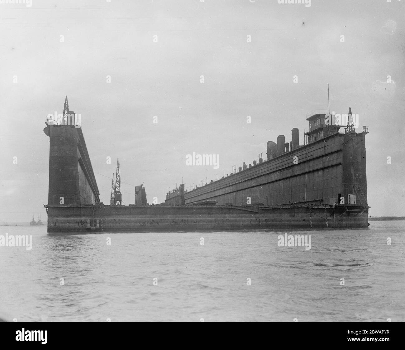 Gigantic German Floating Dock Surredered An amazing structure berthed ...