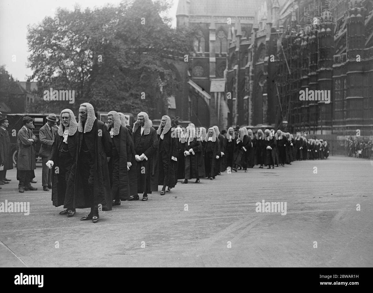 Re opening of the Law Courts the Judges in the procession 12 October ...