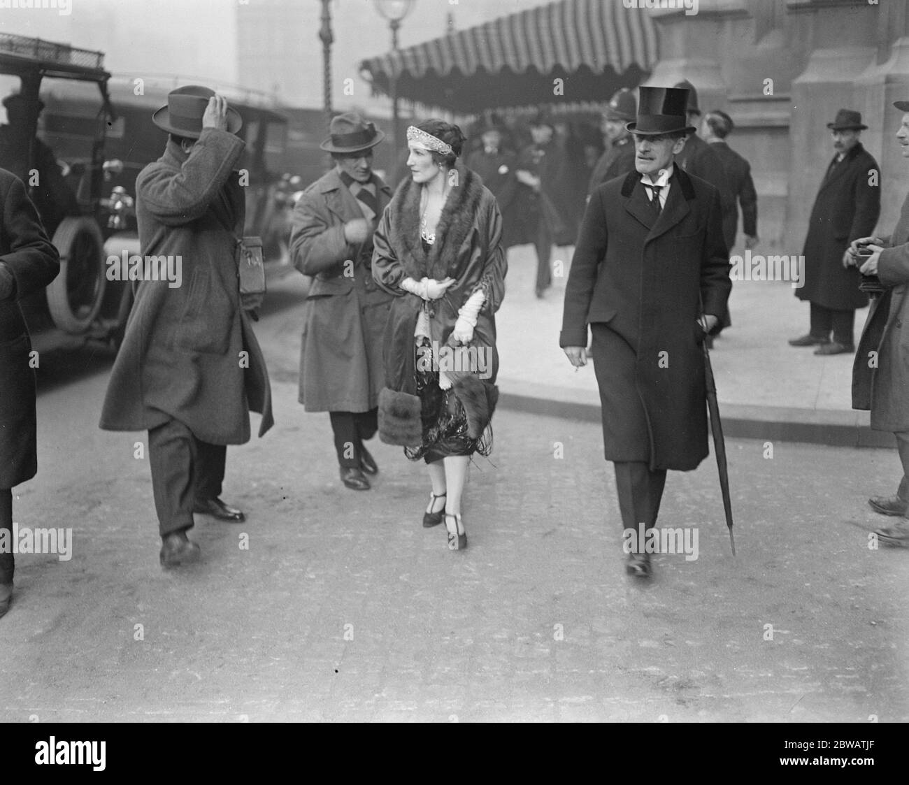 State Opening of Parliament Lord and Lady Ancaster leaving the House of ...