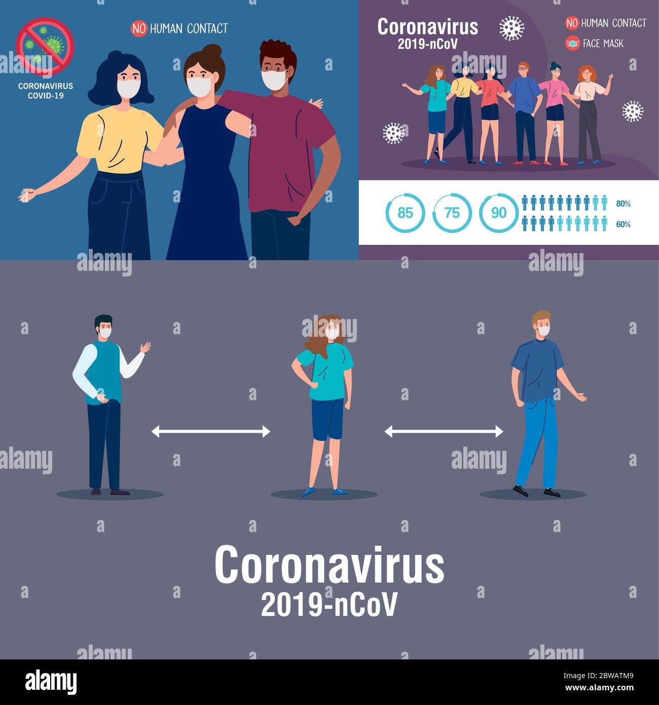 Hygiene campaigns Stock Vector Images - Alamy