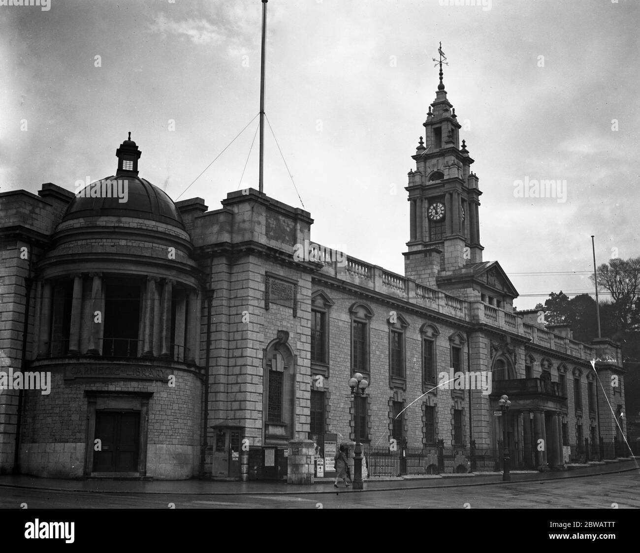 Town hall dome Black and White Stock Photos & Images - Alamy