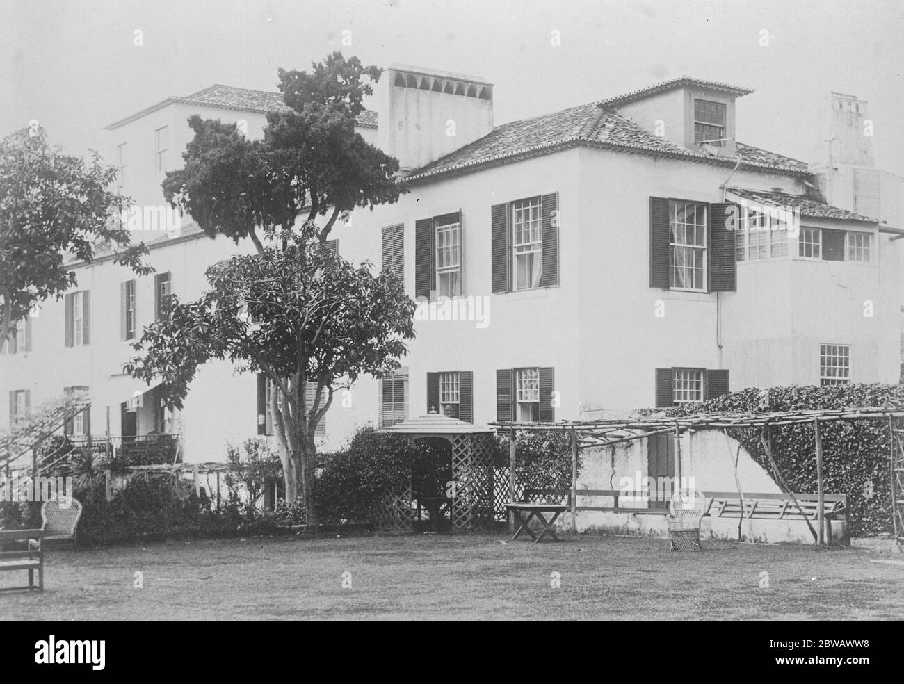The Ex Emperor Karls New Home in Madeira a Portuguese archipelago lying ...