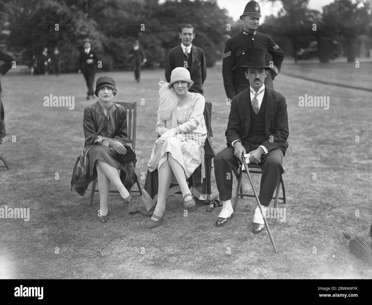 International polo match at the Hurlingham Club , London - the British ...