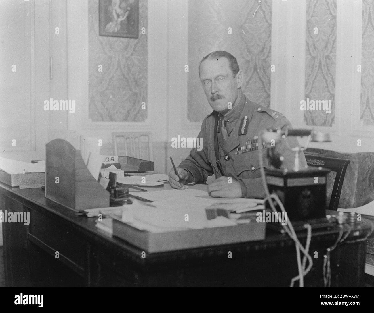 Lt Gen Sir Alexander Godley . Commander in Chief of the British Army on ...