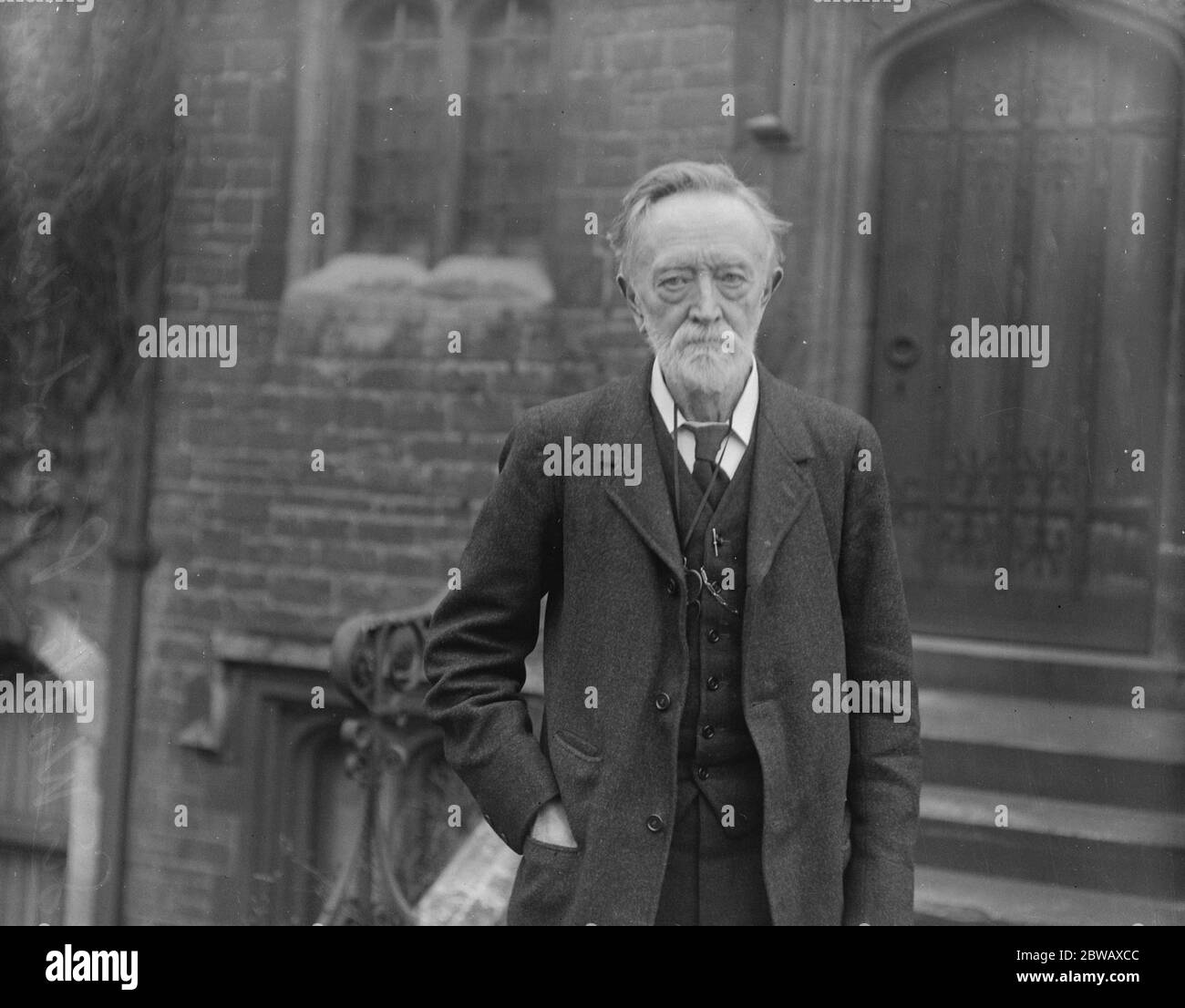 Sir Walter Parrott . The King 's organist . Windsor Castle . 13 ...