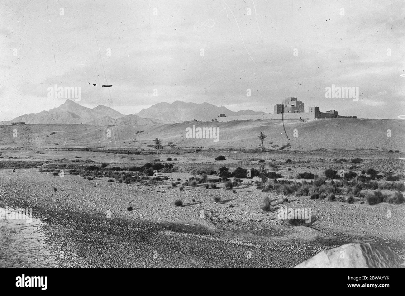 Arab Fort of El Anad in the state of Kerala, India The mountains of ...