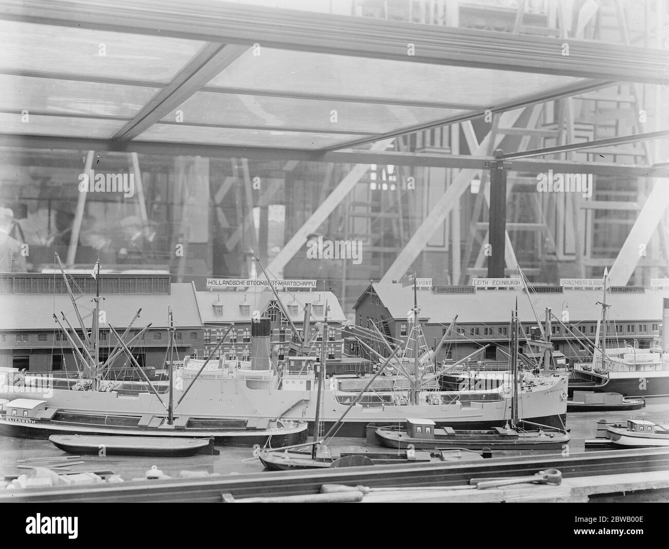 Preparing for shipping and engineering exhibition at the Olympia ...