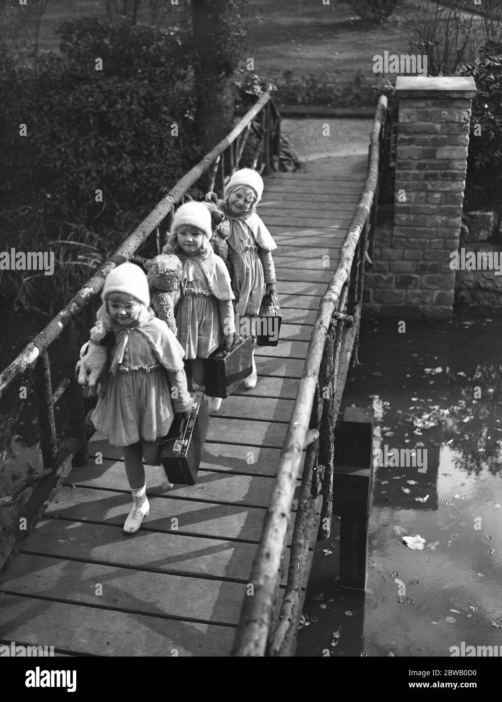 The Mawby triplets ; the Misses Angela , Claudine and Claudette Mawby ...