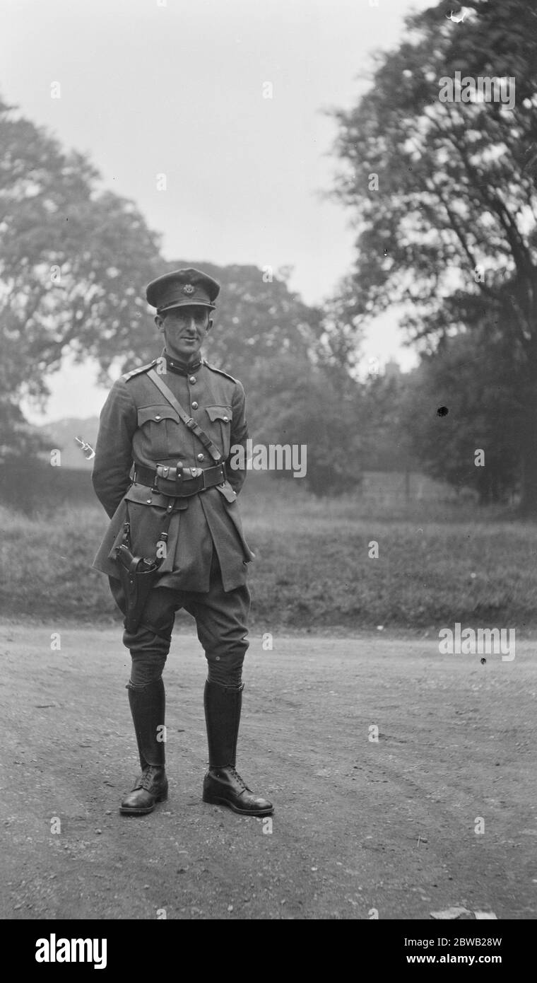 General Richard Mulcahy of the Irish Free State Army Stock Photo - Alamy