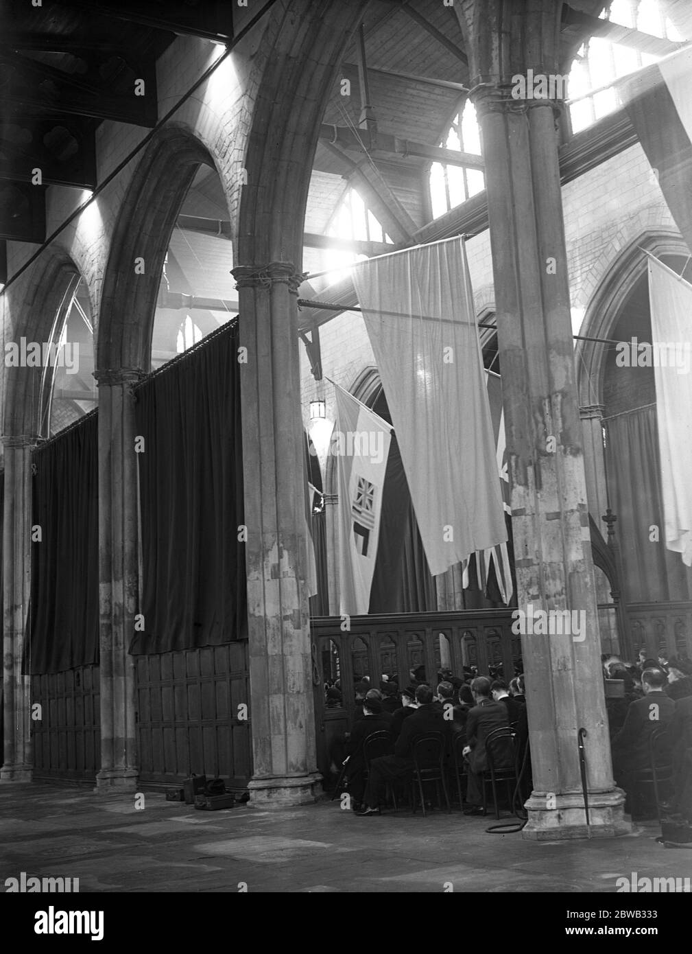 Inside the Dutch Church , Austin Friars , London . The thanksgiving ...