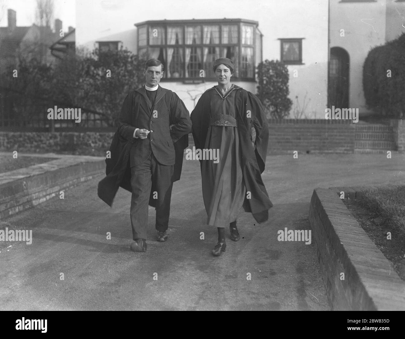 The Reverend Claud Coltman and his wife the Reverend Constance Coltman ...
