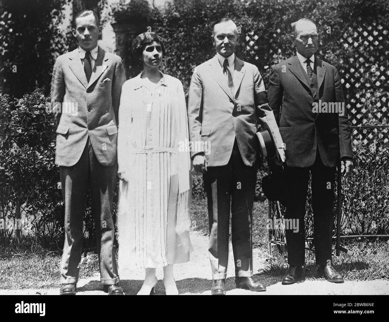 Three Generations of the Coolidge family at the White House . They are ...
