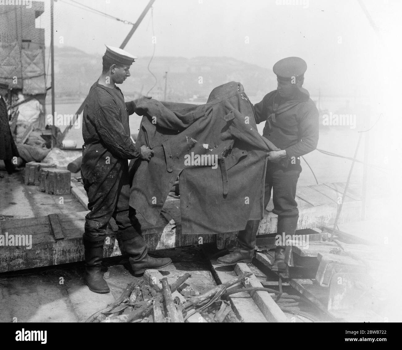 The Great Naval raid on Zeebrugge Crewman aboard HMS Vindictive a ...