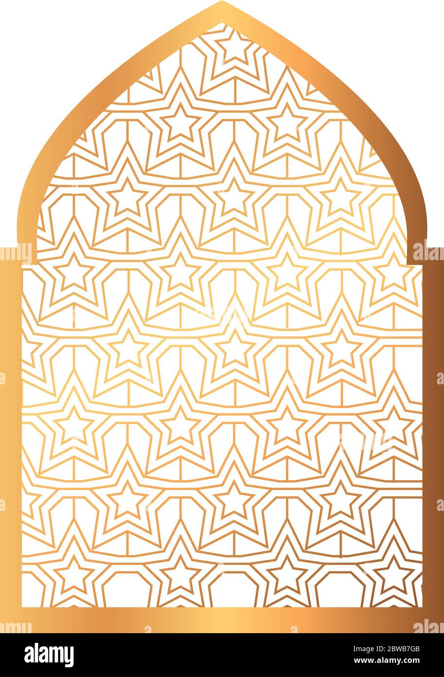 islamic arch, arabic ornamental traditional muslim Stock Vector Image ...