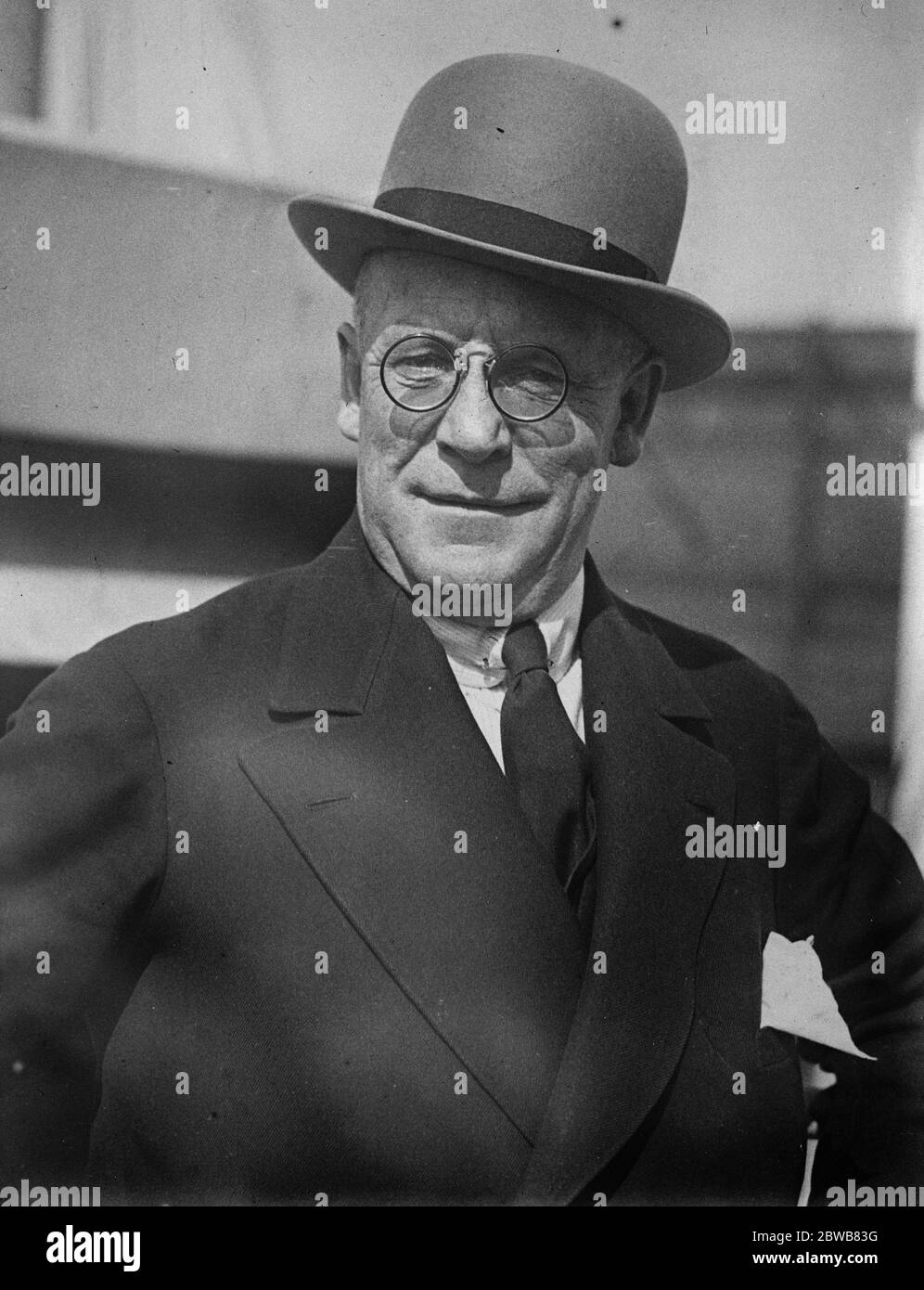 New President of the Governing commission of the Saar Mr George ...