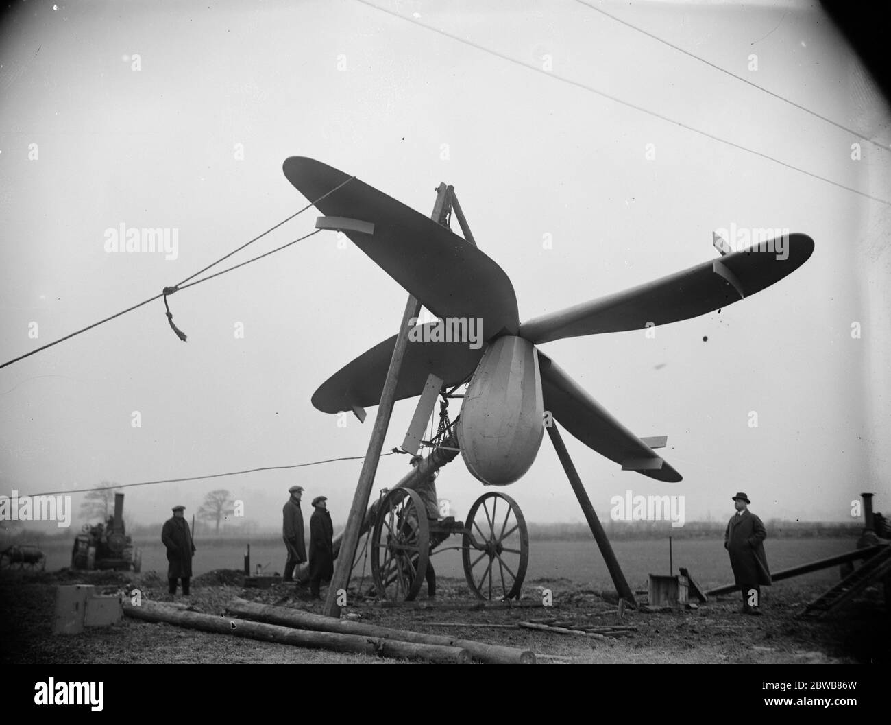 Electricity from the air : remarkable new type of aero windmill in the ...