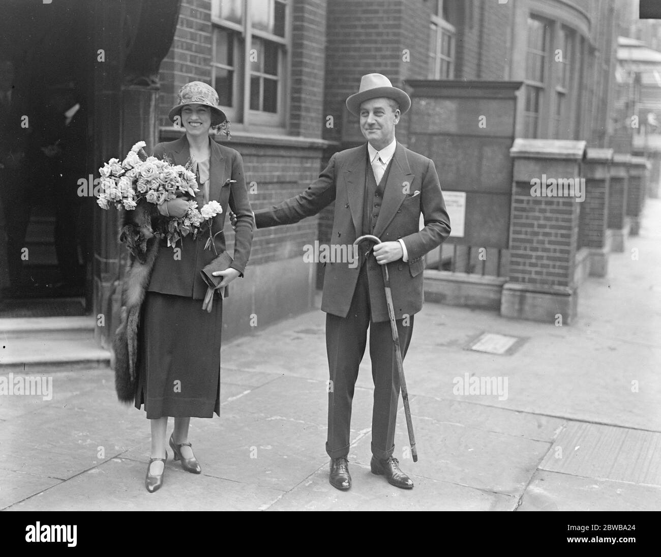 Saturday 's interesting stage wedding . Mr Leslie Faber was married to ...