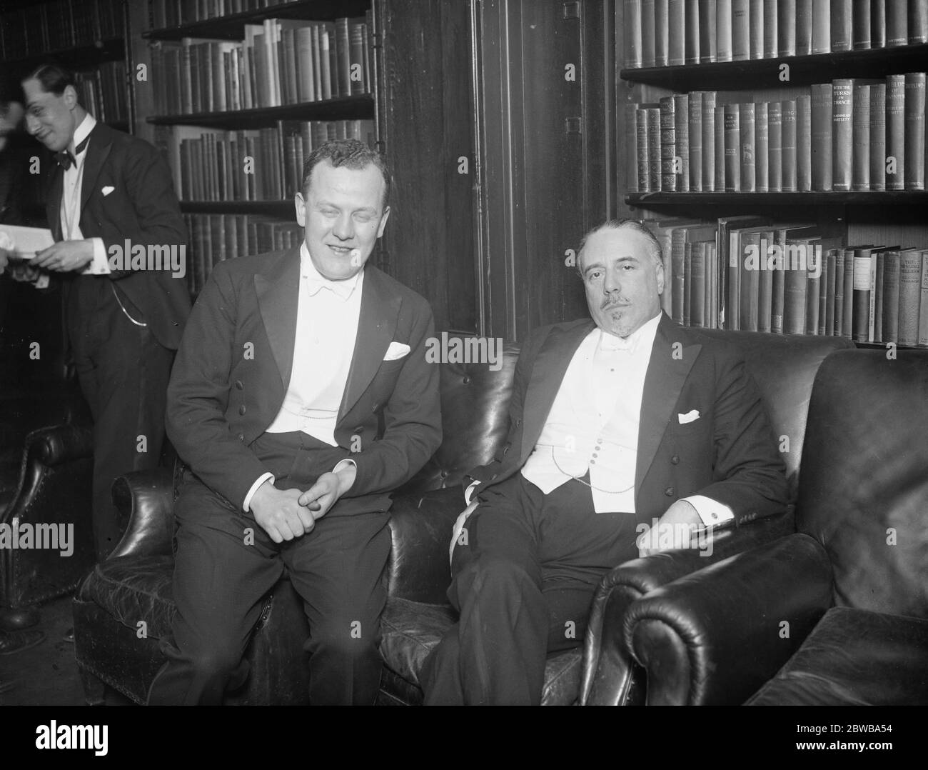 Press club ' s musical house dinner . Sir Thomas Beecham and Mr Jack ...