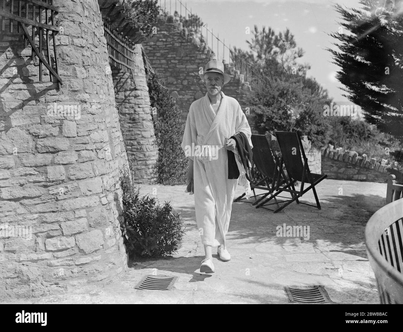 At Branksome Towers , Bournemouth , Mr Wickham Steed the well known ...