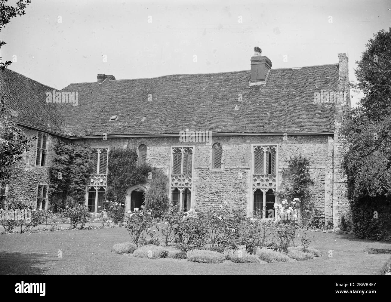Minster Abbey , Ramsgate, Kent . 1933 Stock Photo - Alamy