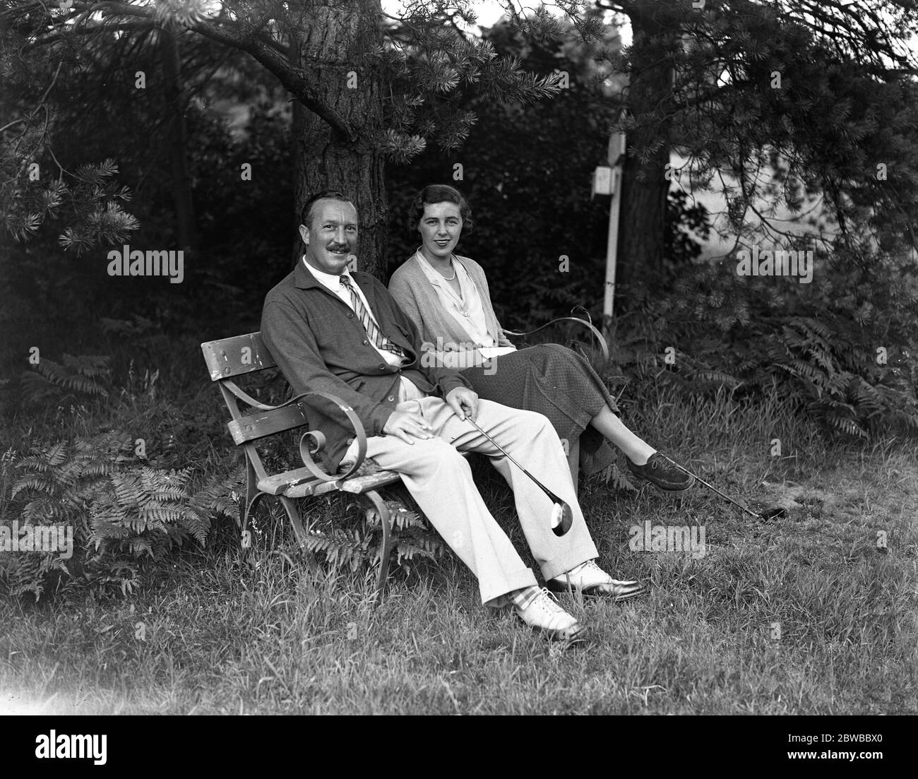 Ladies v Men at the New Zealand Golf Club . Mr John Craigie and Mrs ...