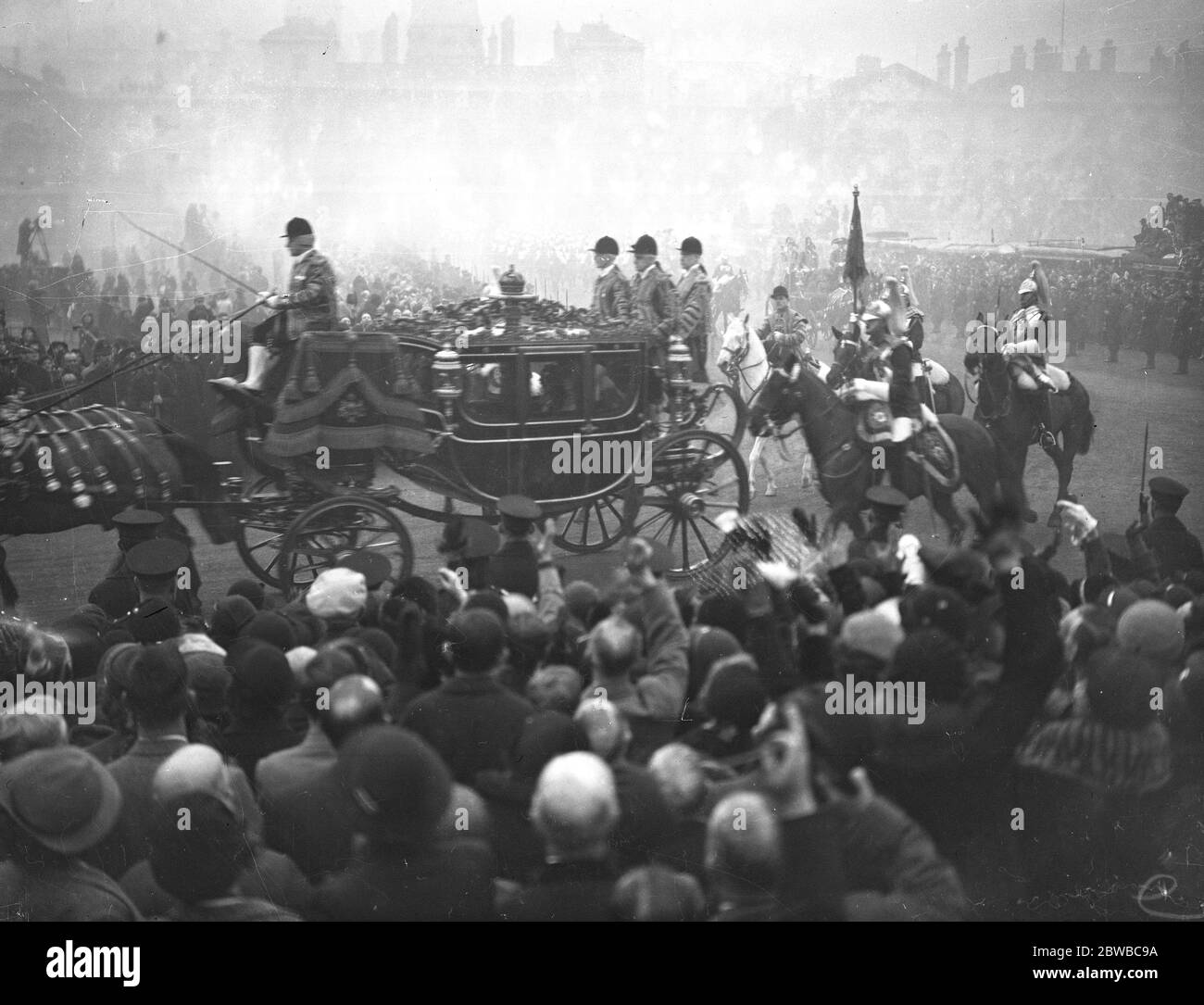 Wedding of the Duke of Kent and Princess Marina The Royal coaches 28th ...