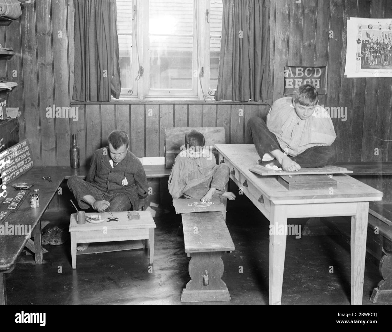 At the St Nicholas Home for Raid Shock Children at Chailey , Sussex . 5 ...
