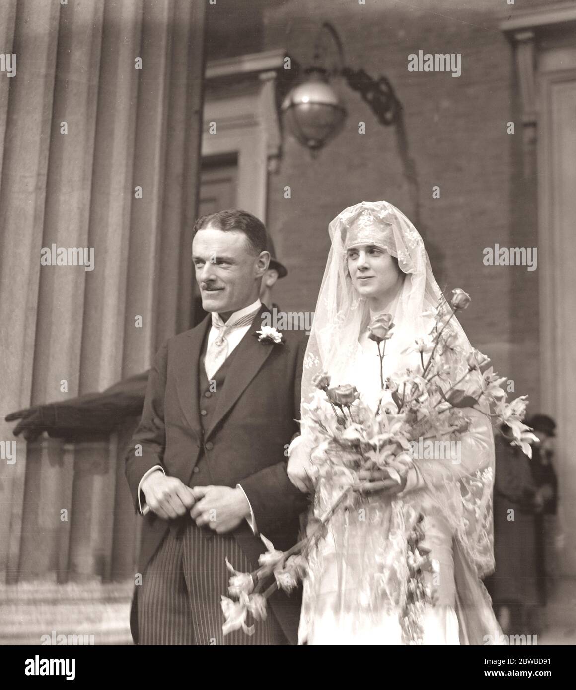 Wedding of Captain A P Campbell , Royal Artillery , ( son of Brigadier ...
