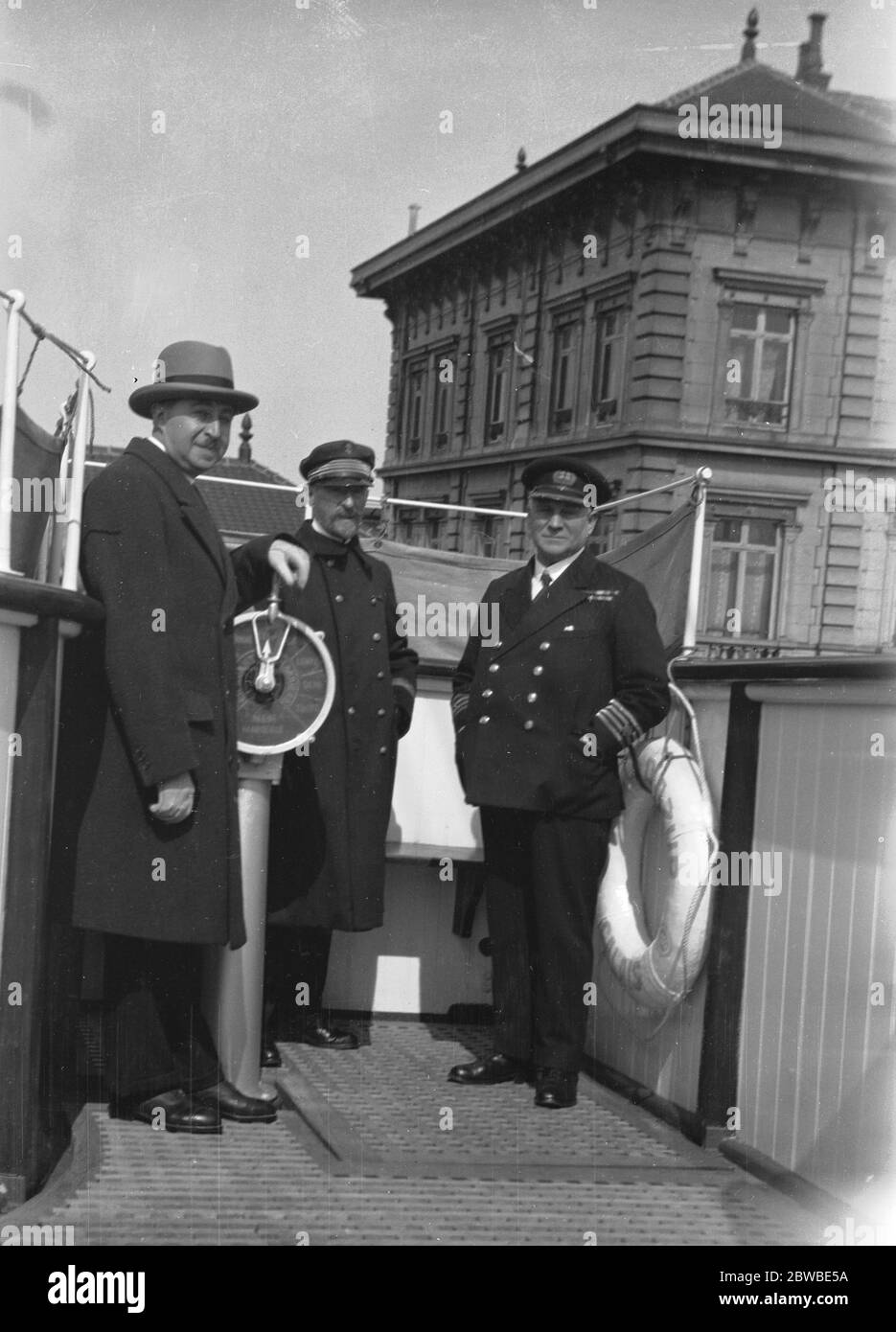 The new cross channel steamer ' Cote D' Azor ' Sir Herbert Walker and ...
