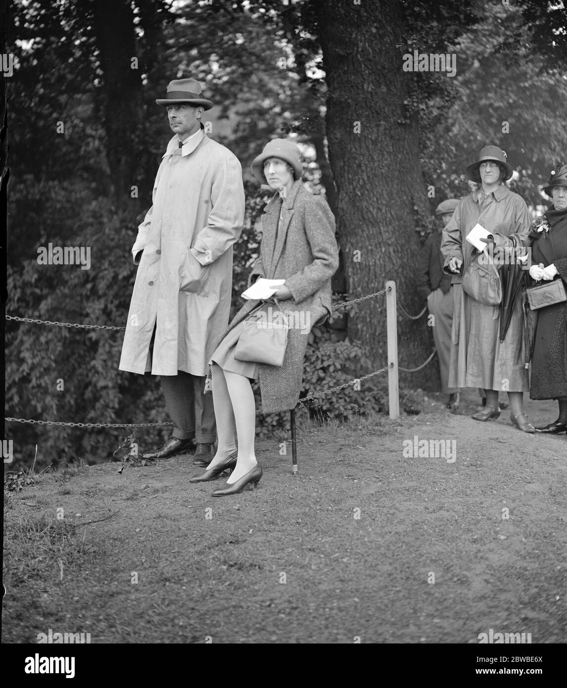 At the Ranelagh Horse and Polo Pony show - Captain Shedden and Lady ...