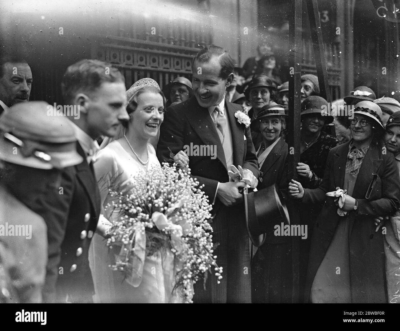 The wedding of Mr Paul Willert and the Honourable Brenda Pearson ...