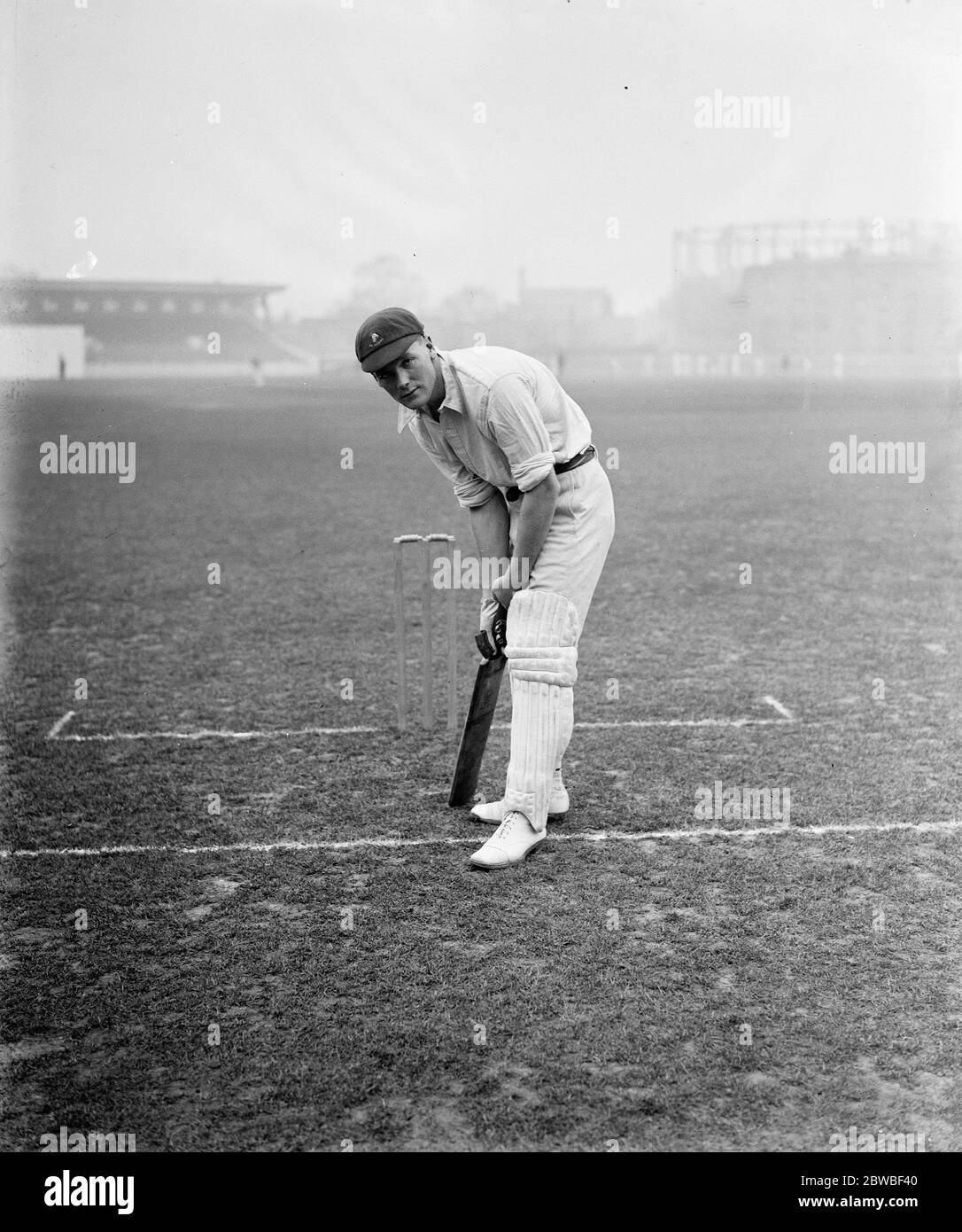 South African cricketers practice at the Kennington Oval , London Bob ...