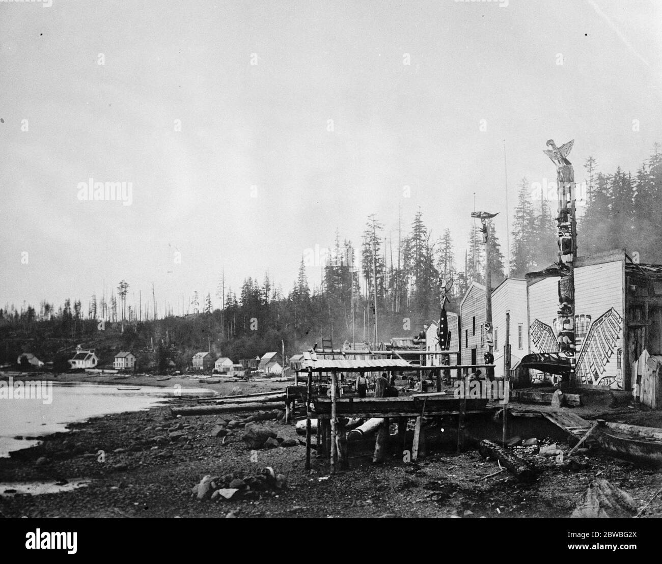 Indian village alert bay hi-res stock photography and images - Alamy