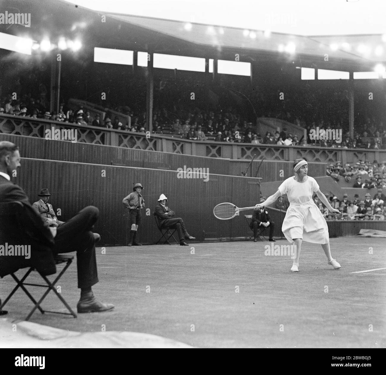 Miss McKane wins Ladies singles semi final Miss McKane in play against ...