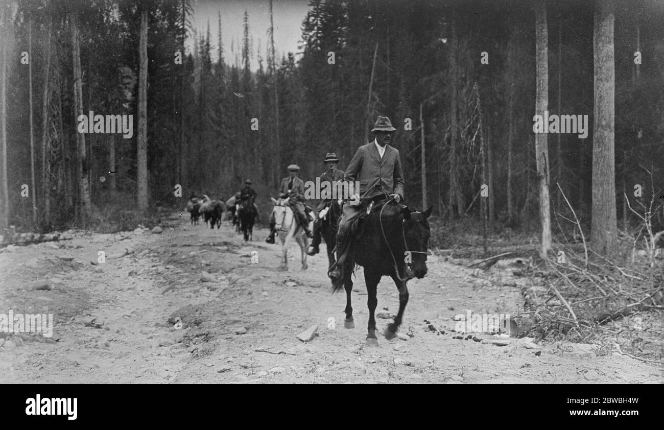Lord Byng on a hunting trip to the Rockies Lord Byng , the Governor ...